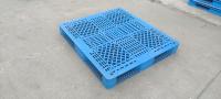 China Double Sides HDPE Oversized Plastic Pallets 1200x1100mm Blue for sale