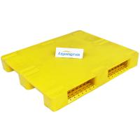 China Single Faced HDPE Pallets 1500kg Dynamic Load Plastic Stacking Pallets for sale