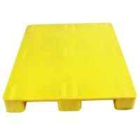 China Single Faced HDPE Pallets 1500kg Dynamic Load Plastic Stacking Pallets for sale