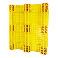 China Single Faced HDPE Pallets 1500kg Dynamic Load Plastic Stacking Pallets for sale