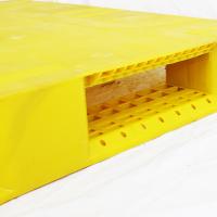 China Single Faced HDPE Pallets 1500kg Dynamic Load Plastic Stacking Pallets for sale