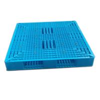 China Durable Blue Flat Plastic Pallets Virgin PP Injection Moulded Pallets for sale
