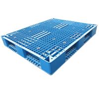 China Orange Food Grade Reusable Plastic Pallets Made From Recycled Plastic for sale