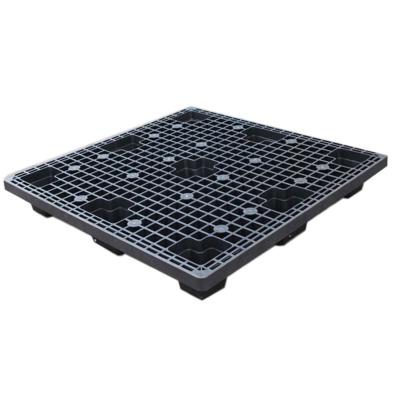 China Multi Size Lightweight Plastic Pallet Black Euro HDPE Pallets for sale