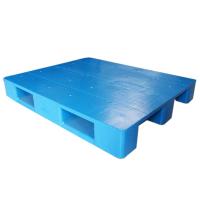 China Single Face HDPE Plastic Pallets Euro Eco Green Plastic Pallet for sale