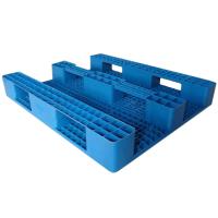 China Single Face HDPE Plastic Pallets Euro Eco Green Plastic Pallet for sale