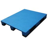 China Single Face HDPE Plastic Pallets Euro Eco Green Plastic Pallet for sale