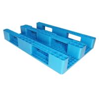 China Single Face HDPE Plastic Pallets Euro Eco Green Plastic Pallet for sale