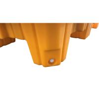 China HDPE Poly Plastic Spill Pallets 55 Gallon Drum Secondary Containment Pallet Bunding for sale