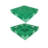 China Recycled Black Plastic Pallet 1100x1100x150mm 8000Kg Static Load for sale