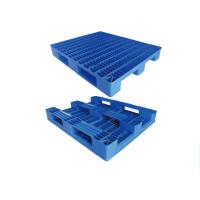 China HDPE European Standard Pallets 3 Runners Reversible Plastic Pallets for sale