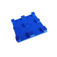 China 1200*1000*150mm Plastic Shipping Pallets Blue Solid Top Rackable Pallet for sale
