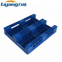 China Reversible HDPE Plastic Pallets 1000 X 800 Lightweight Nesting Pallet for sale