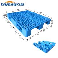 China Euro Reinforced Plastic Pallet Hdpe Heavy Duty Storage Pallet 1200*1000*150 for sale