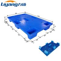 China Blue Plastic EPAL Euro Pallet HDPE Pallets Four Way Single Face for sale