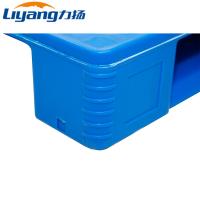 China Blue Plastic EPAL Euro Pallet HDPE Pallets Four Way Single Face for sale