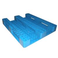 China Warehouse Forklift Euro Plastic Pallet Four Way Entry PP Pallets for sale
