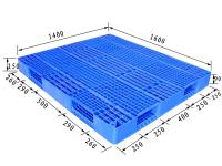 China Injection Heavy Duty Plastic Pallet 1400*1600mm Economy Plastic Pallets for sale