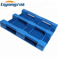 China Non Slip Eco Plastic Shipping Pallets 1000x1200mm HDPE Pallets for sale