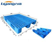 China HDPE Pallets EPAL 1000X1200 Industrial Heavy Duty Plastic Skids for sale