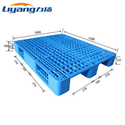 China HDPE Pallets EPAL 1000X1200 Industrial Heavy Duty Plastic Skids for sale