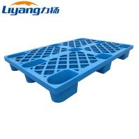 China Blue HDPE Euro Plastic Pallet Industrial Plastic Pallet 1200 X 800 for sale