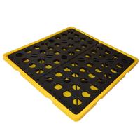 China 2 4 Drum Plastic Spill Containment Pallet Polyethylene Plastic Bunded Pallets for sale