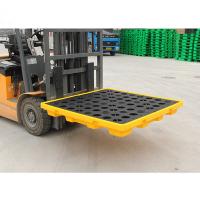 China HDPE Chemical Drum Spill Containment Pallet For 55 Gallon Drum for sale