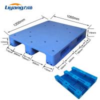 China Garages Perforated Pallet HDPE Rackable Plastic Pallets Customized for sale