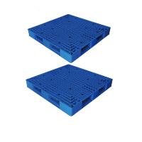 China Single Side Grid HDPE Plastic Pallet For Food And Transport for sale