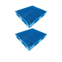 China Industrial Rackable Plastic Pallets Heavy Duty HDPE Customized Color for sale