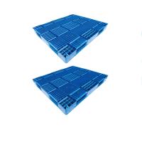 China Durable Plastic Shipping Pallets 6000kgs Steel Reinforced Plastic Pallets for sale
