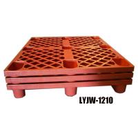 China SGS Custom Plastic Pallet Virgin Anti Impact HDPE Pallets Red for sale