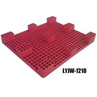 China SGS Custom Plastic Pallet Virgin Anti Impact HDPE Pallets Red for sale