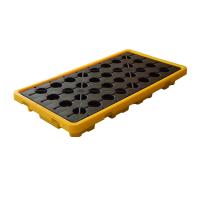China Virgin HDPE Plastic Spill Pallets 2 Drum Spill Containment Platform for sale