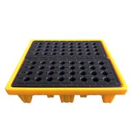 China Virgin HDPE Plastic Spill Pallets 2 Drum Spill Containment Platform for sale