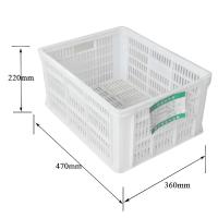 China Collapsible Vegetable Stackable Plastic Crate Red Stacking Crates Plastic for sale