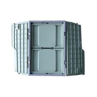 China Heavy Duty Large Vented Mesh HDPE Agriculture Folding Crate Box Stackable for sale