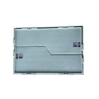 China Heavy Duty Large Vented Mesh HDPE Agriculture Folding Crate Box Stackable for sale