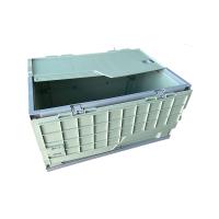 China Heavy Duty Large Vented Mesh HDPE Agriculture Folding Crate Box Stackable for sale