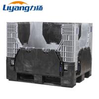 China HDPE Folding Large Plastic Pallet Box Bin For Fruit And Vegetable for sale