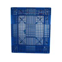 China Heavy Duty Double Sides Euro HDPE Plastic Pallet Large Stackable Reversible for sale