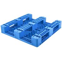 China Industrial Stackable Heavy Duty HDPE Plastic Euro Pallet For Forklift for sale