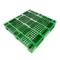 China Industrial Stackable Heavy Duty HDPE Plastic Euro Pallet For Forklift for sale