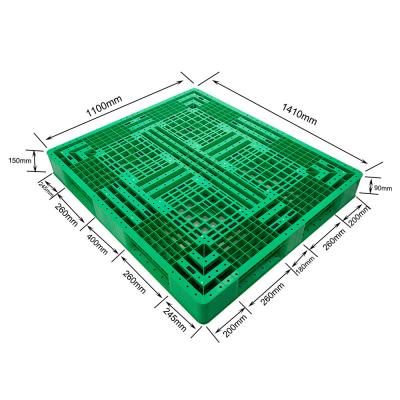 China Warehouse Storage HDPE Heavy Duty Plastic Pallet Anti Slip for sale