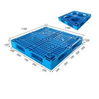 China Heavy Duty Industrial Hdpe Racking Steel Reinforced Euro Plastic Pallet Durable for sale