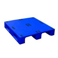 China Single Faced 4 Way Entry Euro HDPE PP Plastic Pallets for Stacking Transportation for sale