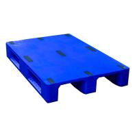 China Single Faced 4 Way Entry Euro HDPE PP Plastic Pallets for Stacking Transportation for sale