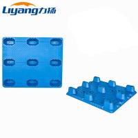 China HDPE Single Side 9 feet Stacking Warehouse Transport Plastic Pallets for sale