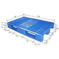 China Heavy Duty Industrial Durable Hdpe Racking Steel Reinforced Euro Plastic Pallet for sale